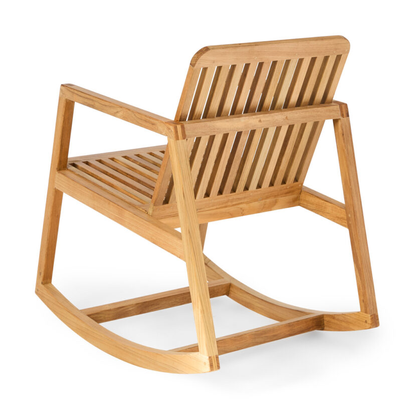 Newbury Teak Outdoor Rocking Chair - Jati Furniture