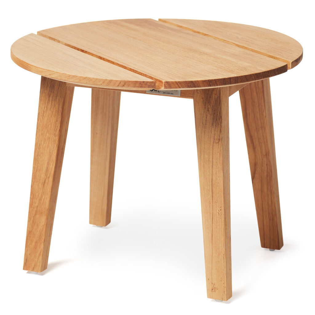 Aero Round Teak Side Table - Jati Furniture